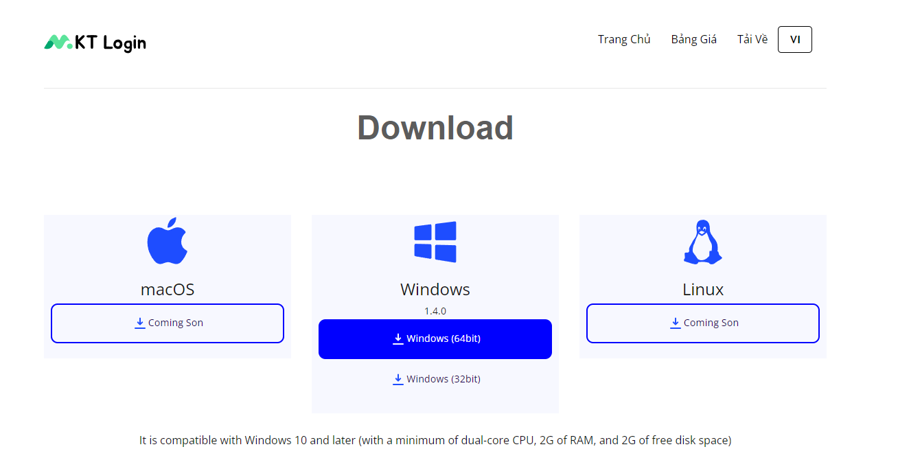 Mở đầu | MKT Login Docs